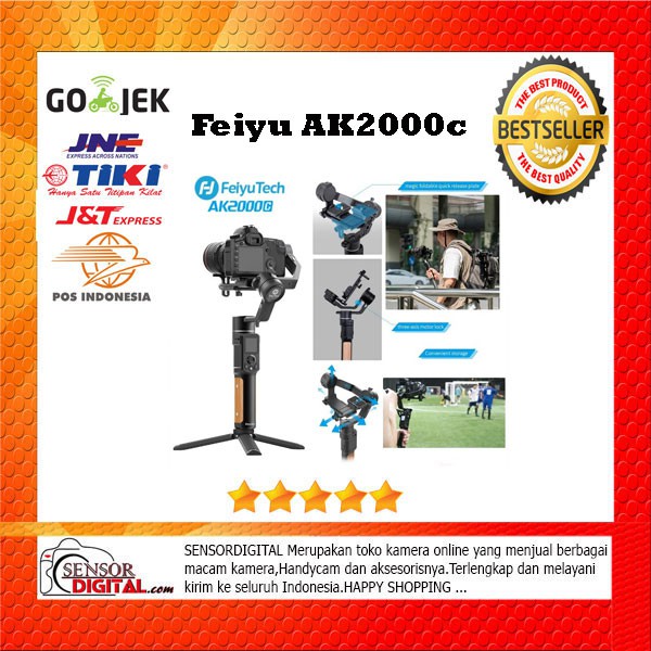 Jual Feiyu AK2000C 3-Axis Camera Gimbal Stabilizer - AK2000 C - RESMI ...