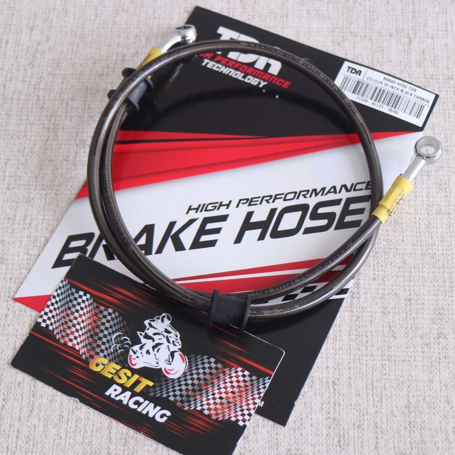 Jual Selang Rem Depan TDR Black Carbon 35 Inch / 90 Cm | Shopee Indonesia