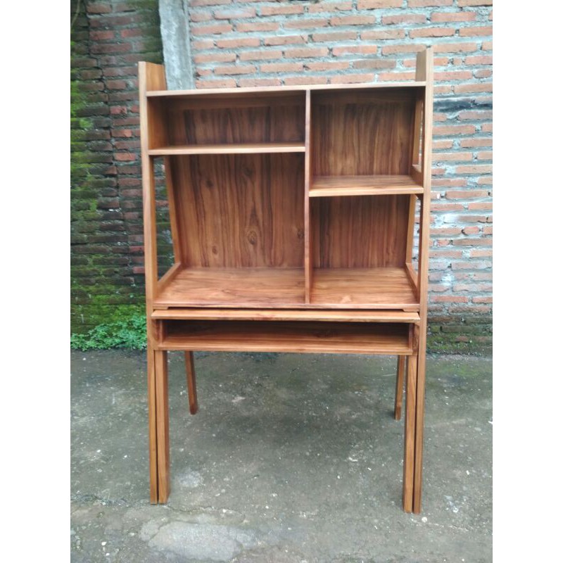 Jual MEJA BELAJAR /RAK BUKU /MEJA KOMPUTER | Shopee Indonesia