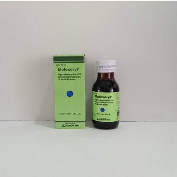 Jual Molexdryl sirup obat batuk 60 ml | Shopee Indonesia