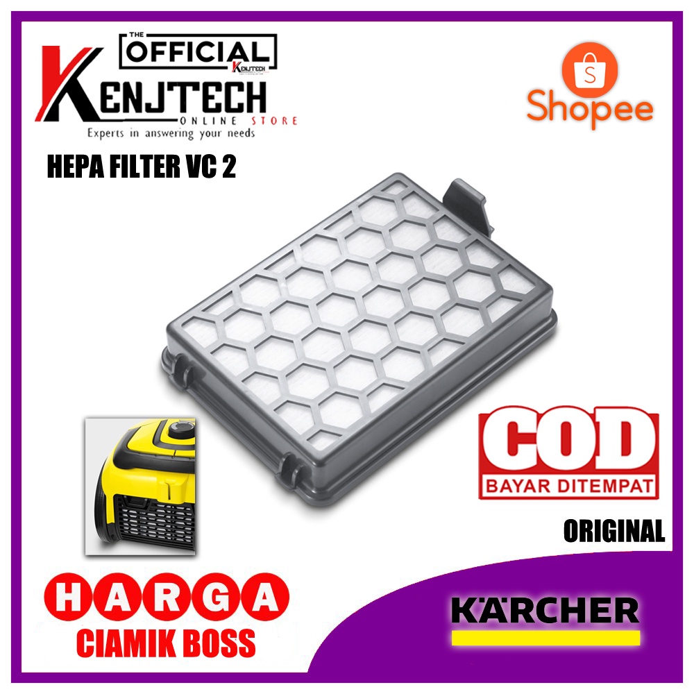 Jual Filter vacum karcher VC 2 Hepa 13 original VC2 | Shopee Indonesia