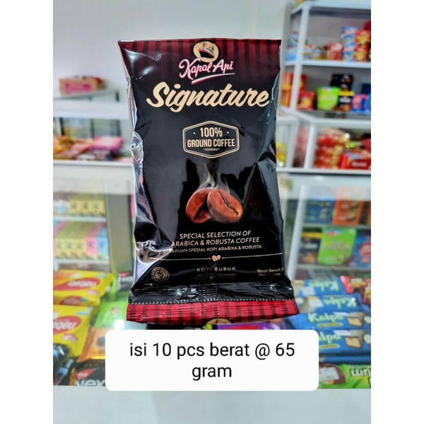 Jual kapal api signature 65 gr arabica & robusta Coffee | Shopee Indonesia