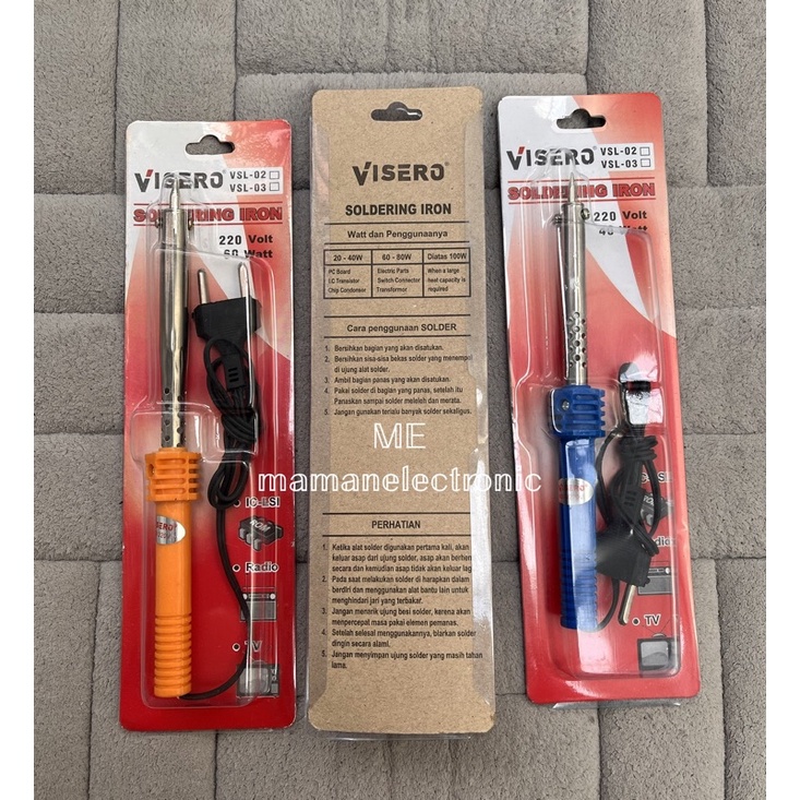 Jual Solder Visero 40W 60W Plastik 220V | Shopee Indonesia