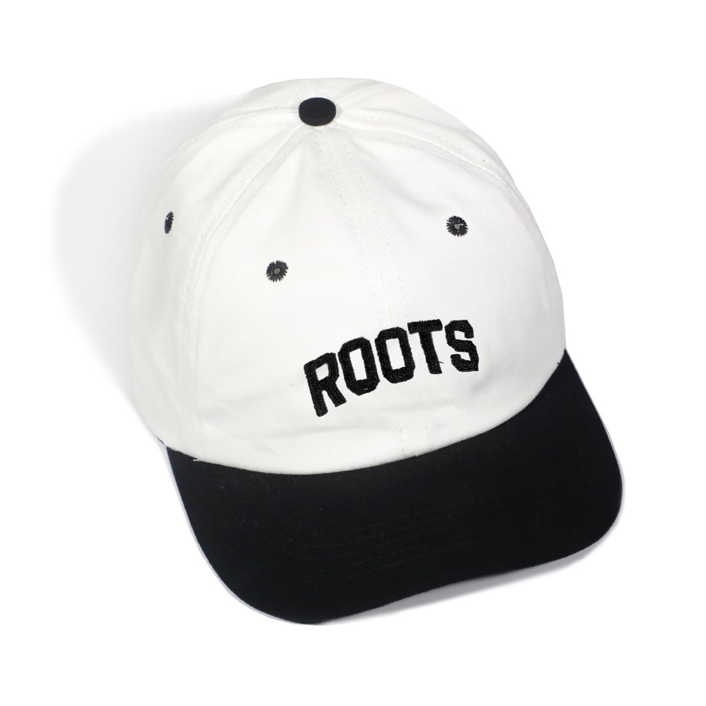Jual ROOTS - CAPS ROOTS | HITAM-BROKENWHITE | Shopee Indonesia