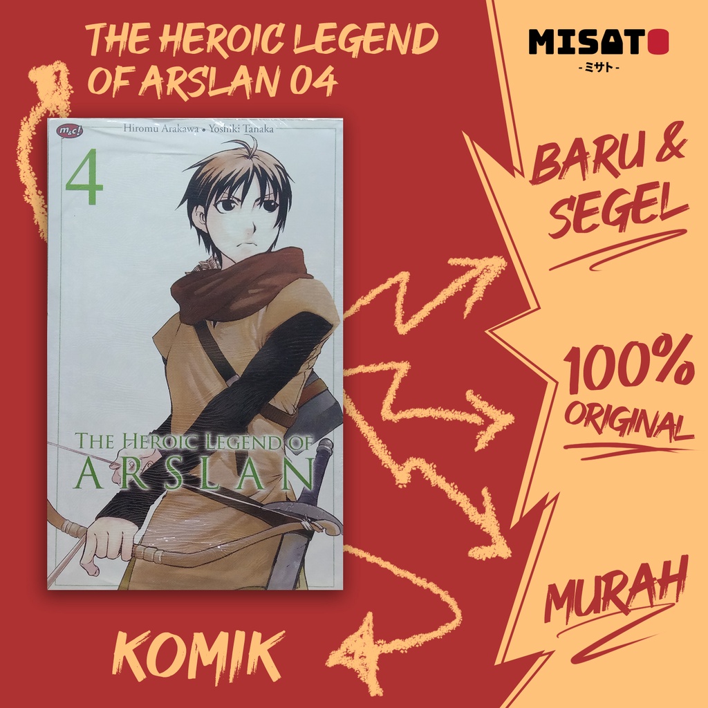 Jual The Heroic Legend of Arslan, Vol. 04 by Hiromu Ayakawa & Yoshiki Tanaka | Shopee Indonesia