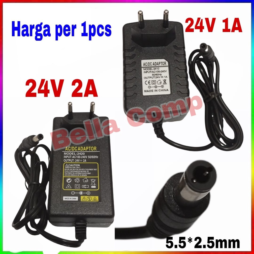 Jual AC ADAPTER 24V 3A 24V 2A 24V 1A Power Adapter LED Strip 24V 1A 24V ...