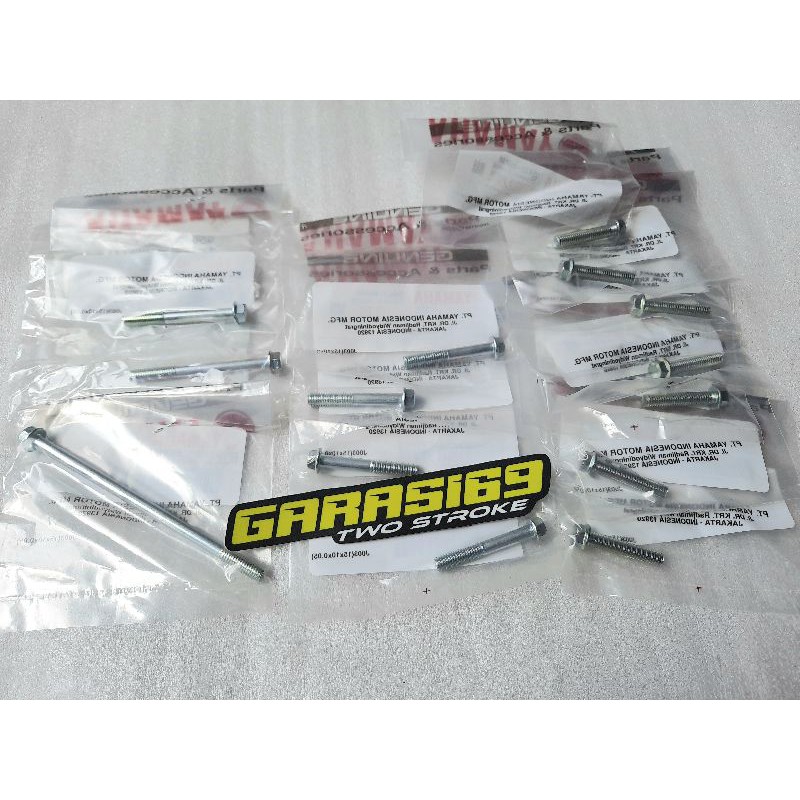 Jual BAUT BLOK MESIN KIRI KANAN BAK KOPLING DAN BAK MAGNET F1ZR F1Z FIZR FIZ T8 ORIGINAL YAMAHA ...