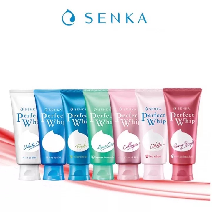Jual SENKA Perfect Whip Facial Foam 120gram Face Wash / Collagen In ...