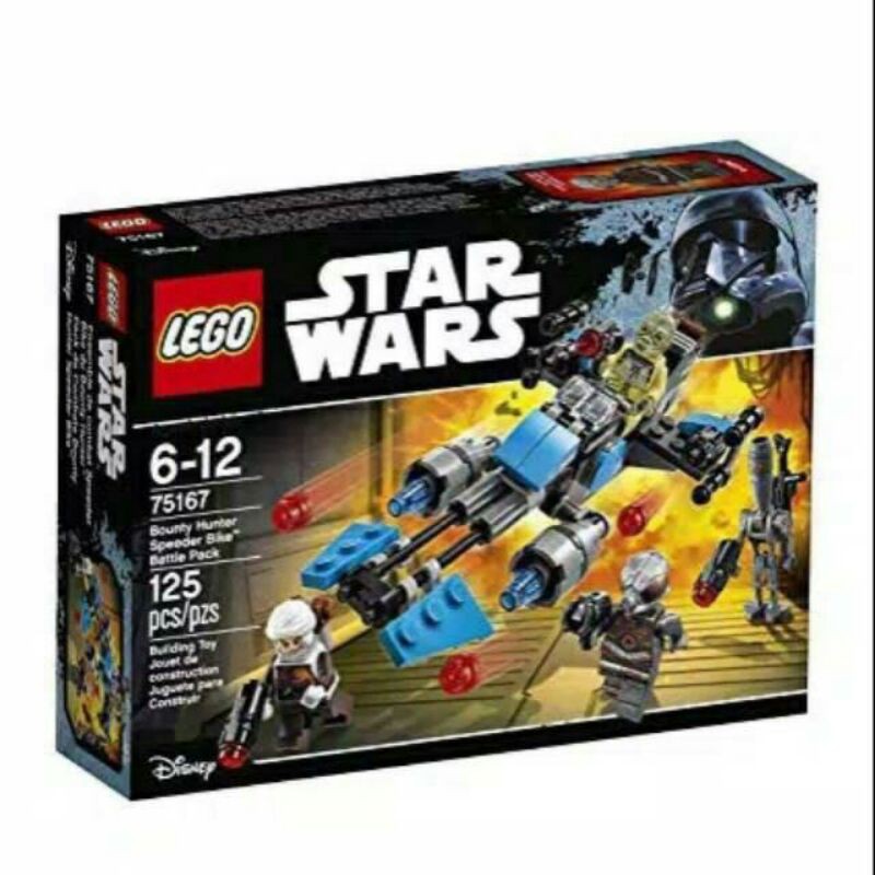 Jual LEGO 75167 Star Wars Bounty Hunter Speeder Bike Battle Pack ...
