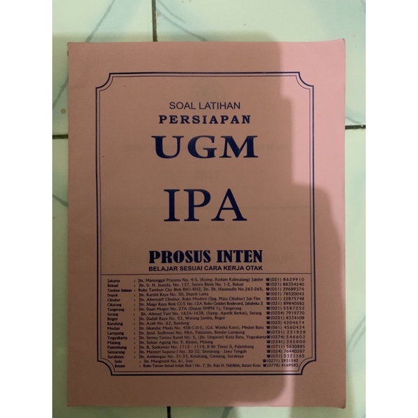 Jual Buku Modul Prosus INTEN Saintek 2021 UTBK, UM Undip, Simak UI ...