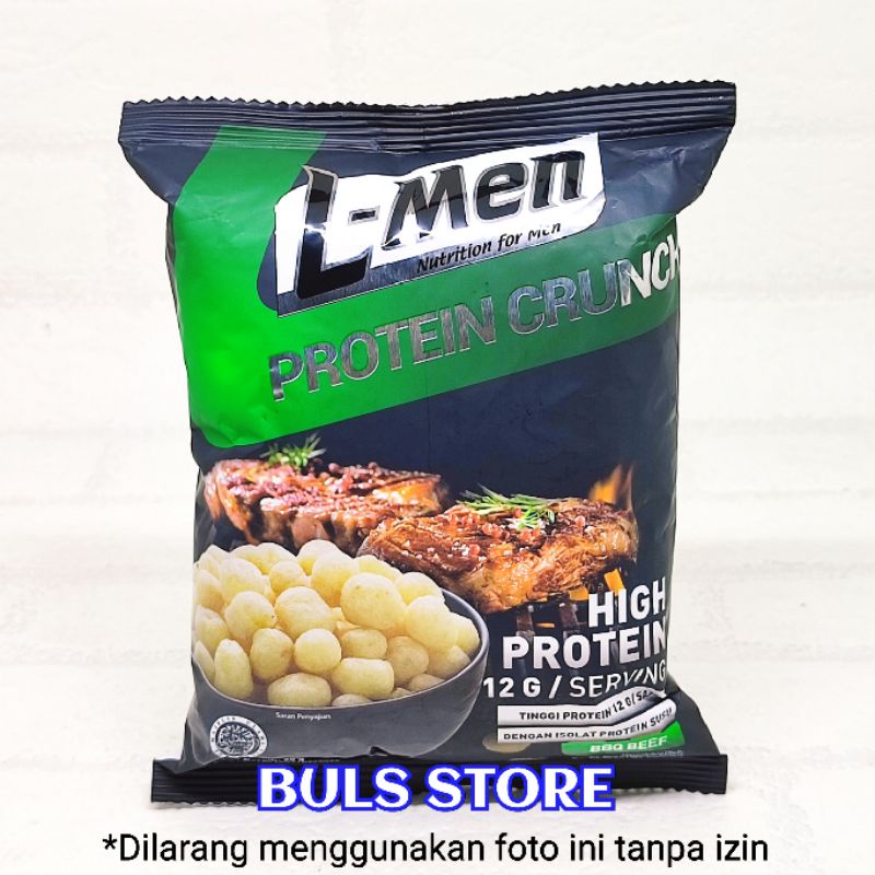 Jual L-Men Protein Crunch BBQ Beef 20 gr | Shopee Indonesia
