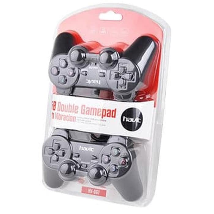 Jual HAVIT HV-G61 Joystick Gamepad Double Getar PC Controller Stick USB ...