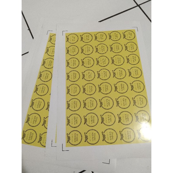 Jual CETAK STIKER CROMO+CUTTING/STICKER LABEL PRODUK | Shopee Indonesia