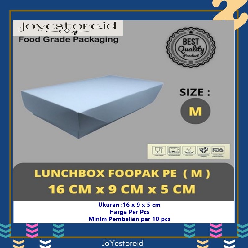 Jual paper lunch box ukuran M / paper box kertas / paper take away ...