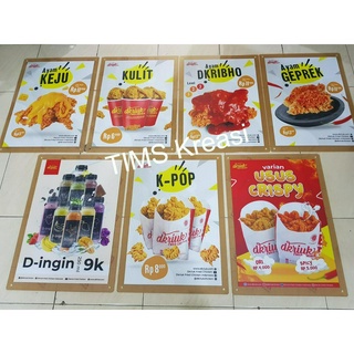 Jual Papan Menu Akrilik | Papan Harga Menu | Price List Menu | Signage ...