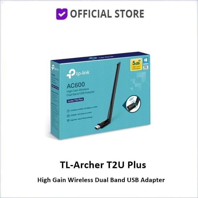 Jual Tp-Link Archer T2U Plus AC600 High Gain Wireless Dual Band USB ...