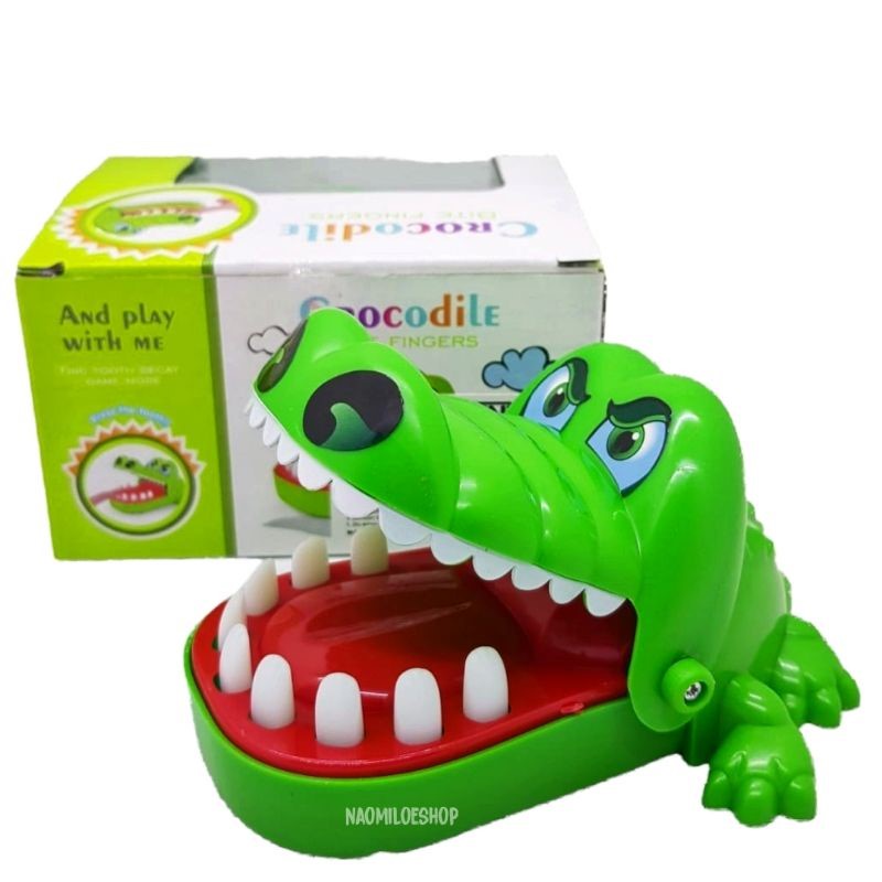 Jual Mainan Gigit buaya Crocodile Mainan Buaya Gigitan/Dino Gigit ...