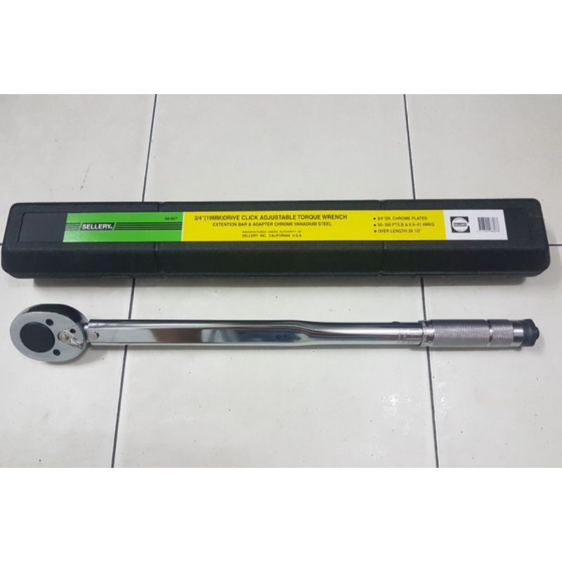 Jual Kunci Torsi Momen / Momen Torque Wrench 3/4 " in inch inci Sellery ...