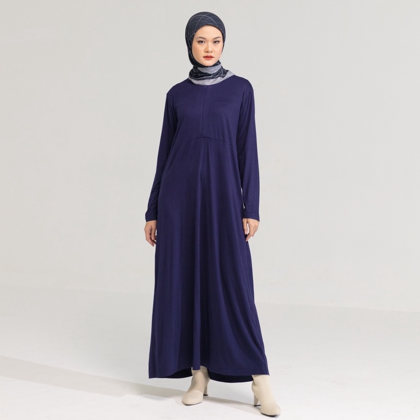 Jual Dress Wanita Muslim Dauky Gamis Inner Span Dress Bella Best Seller ...