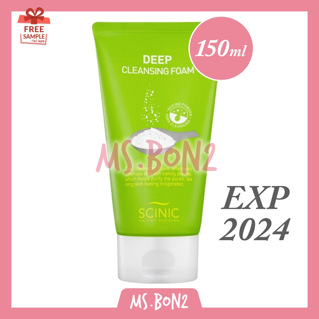 Jual SCINIC Deep Cleansing Foam Cleanser FULL SIZE 150ml | Baking ...