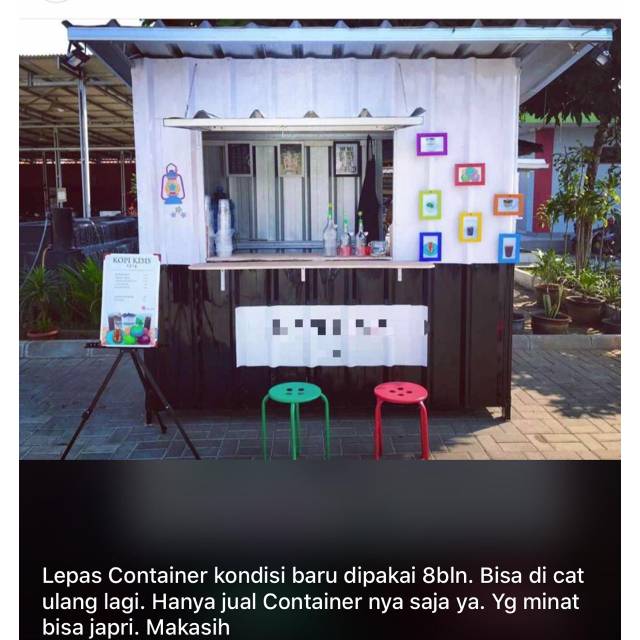 Jual Container Box Ukuran 2 meter x 1,5 meter | Shopee Indonesia
