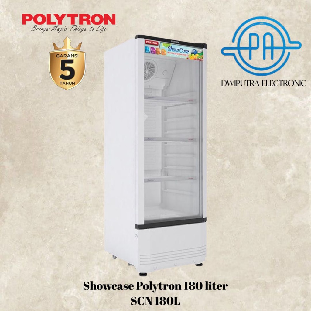 Jual POLYTRON SHOWCASE SCN140L SCN180L SCN230L SCN 237L Lemari Es ...