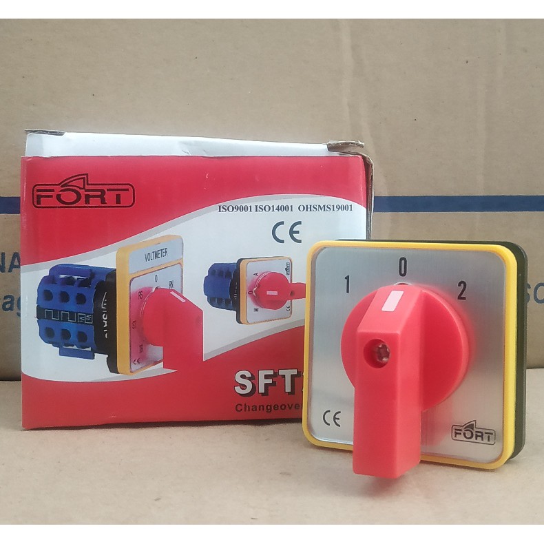 Jual FORT Selector / Rotary Switch / Changeover 1-O-2 1P | Shopee Indonesia