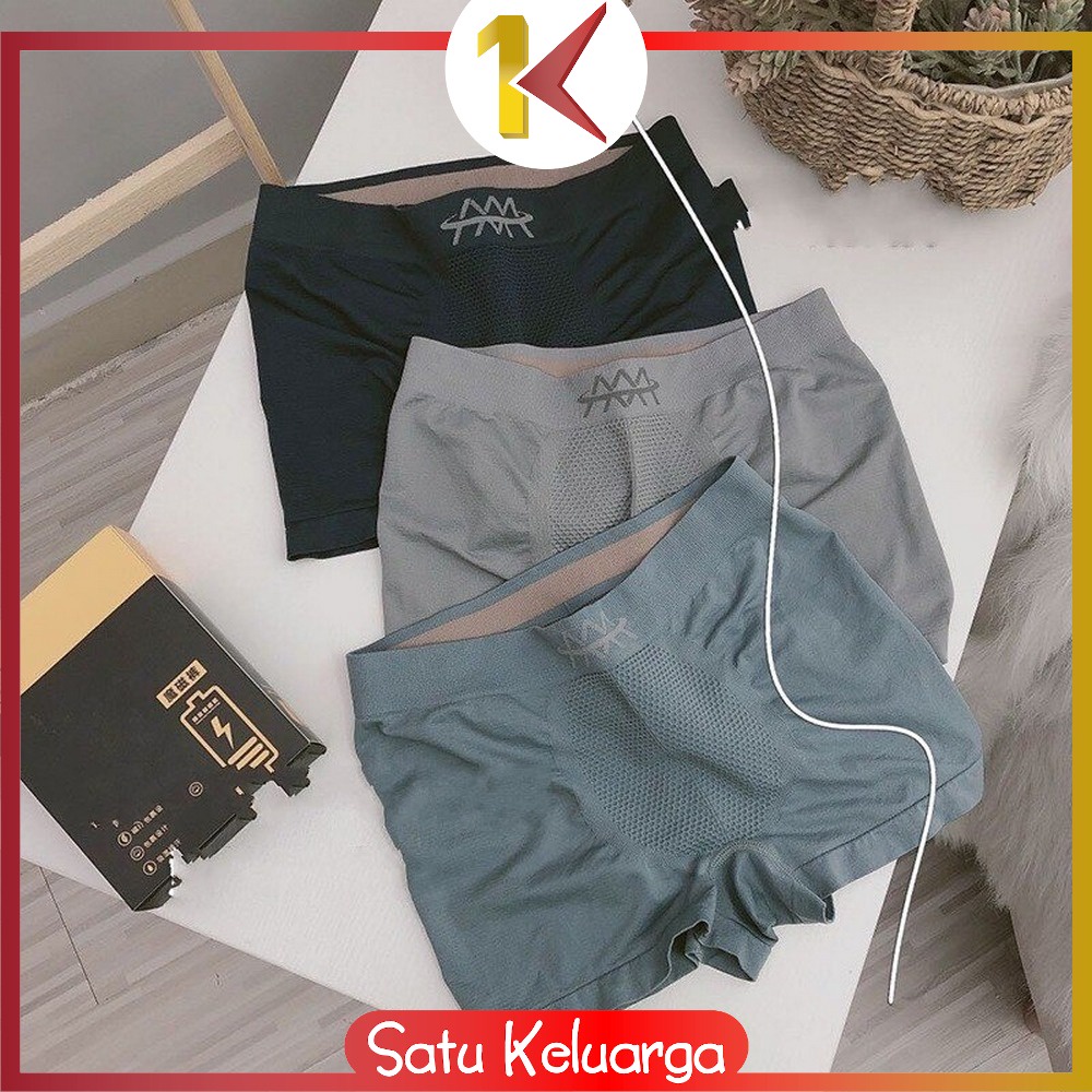 Jual SK-P273 Boxer Pria Cowok Lelaki Motif Celana Boxer Pria Polos ...