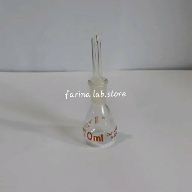 Jual Picnometer-Piknometer 10ml plus tutup Pyrex Class A | Shopee Indonesia