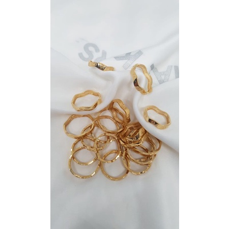 Jual cincin emas model pelek ukir safari 6k | Shopee Indonesia