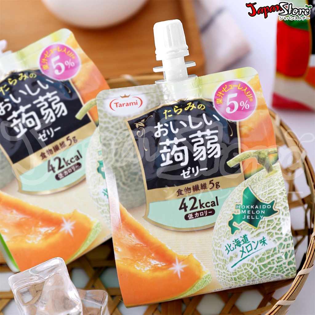 Jual Tarami Oishii Konyaku Jelly Drink : Hokkaido Yubari Melon 150g ...
