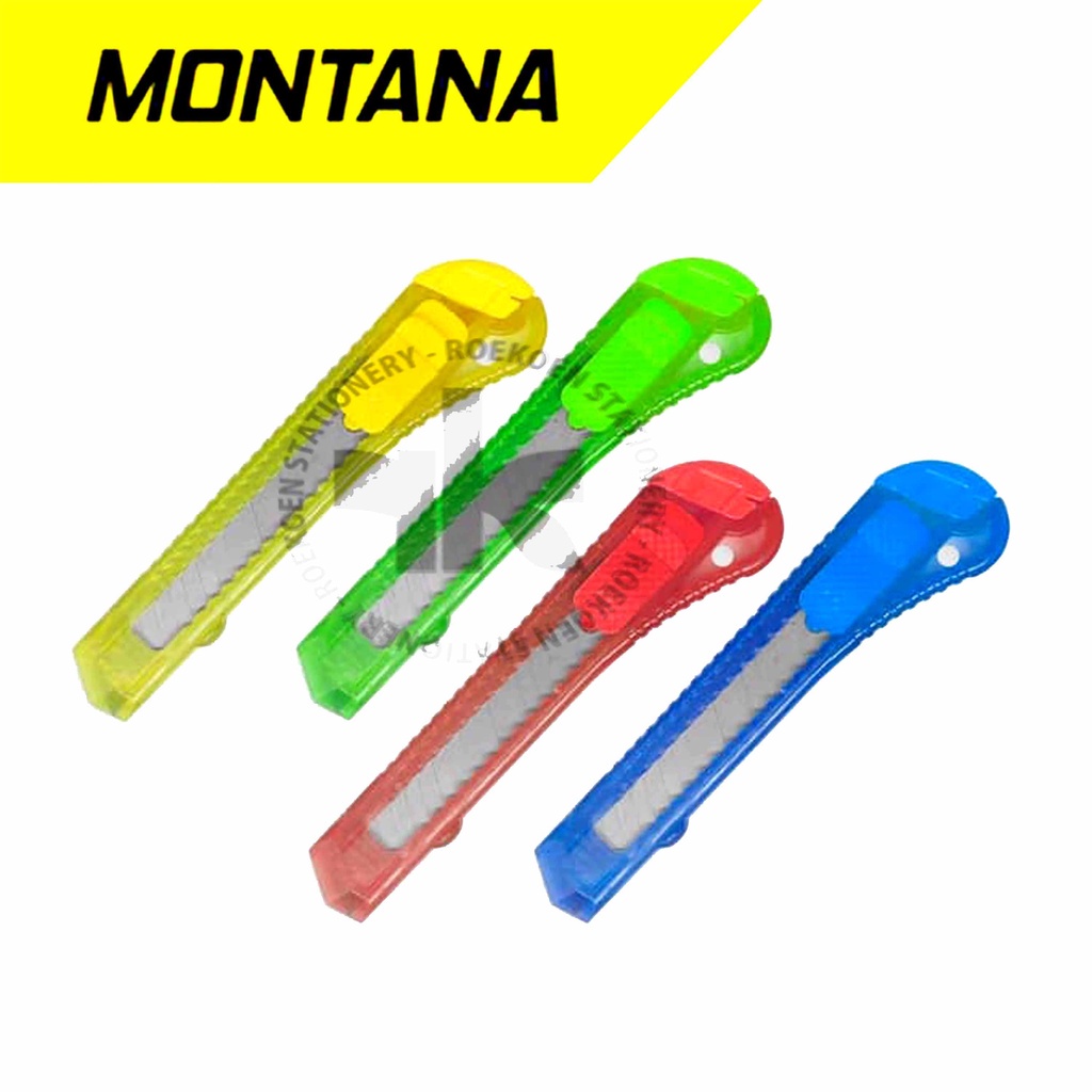 Jual Montana Cutter Besar CT-700T (18mm) (Renteng) | Shopee Indonesia