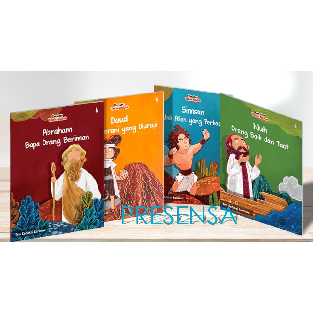 Jual Paket 8 Buku Cerita Bergambar KARAKTER TOKOH ALKITAB - KANISIUS ...