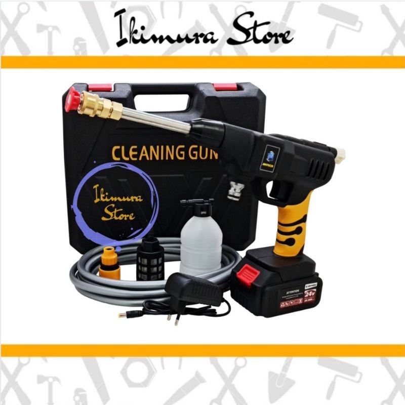 Jual Cordless Jet Cleaner / Electric Car Washer Gun High Pressure ...