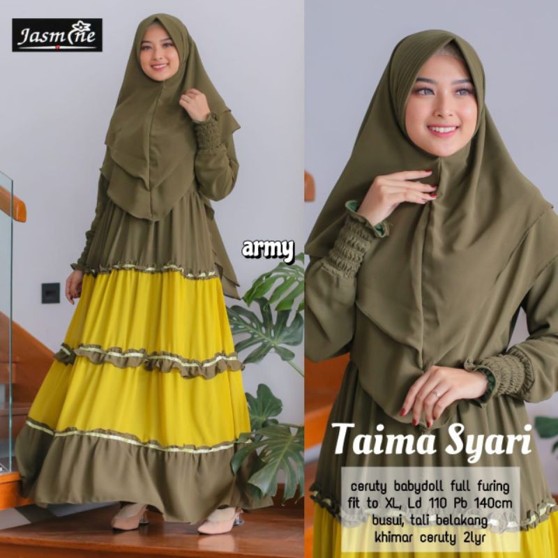 Jual Taima Syar'i/Norana set syari | Shopee Indonesia