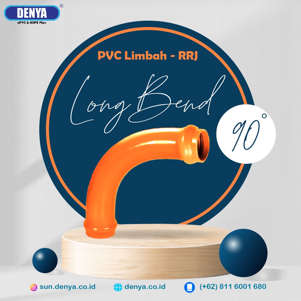 Jual Pvc Limbah Long Bend 90 Derajat Standard SNI RRJ | Shopee Indonesia
