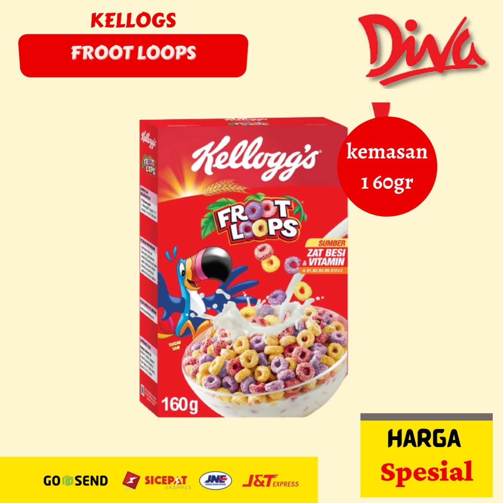 Jual [160gr] Kellogs Froot Loops | Shopee Indonesia