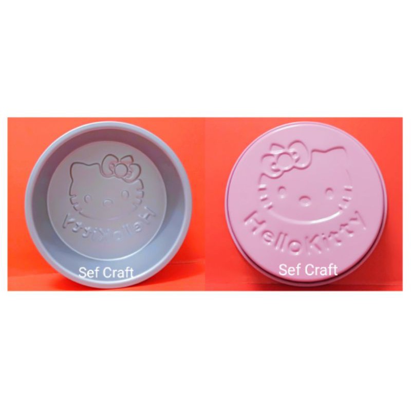 Jual Hello kitty heavy cast round aluminium pan Zheng De import ( NON ...