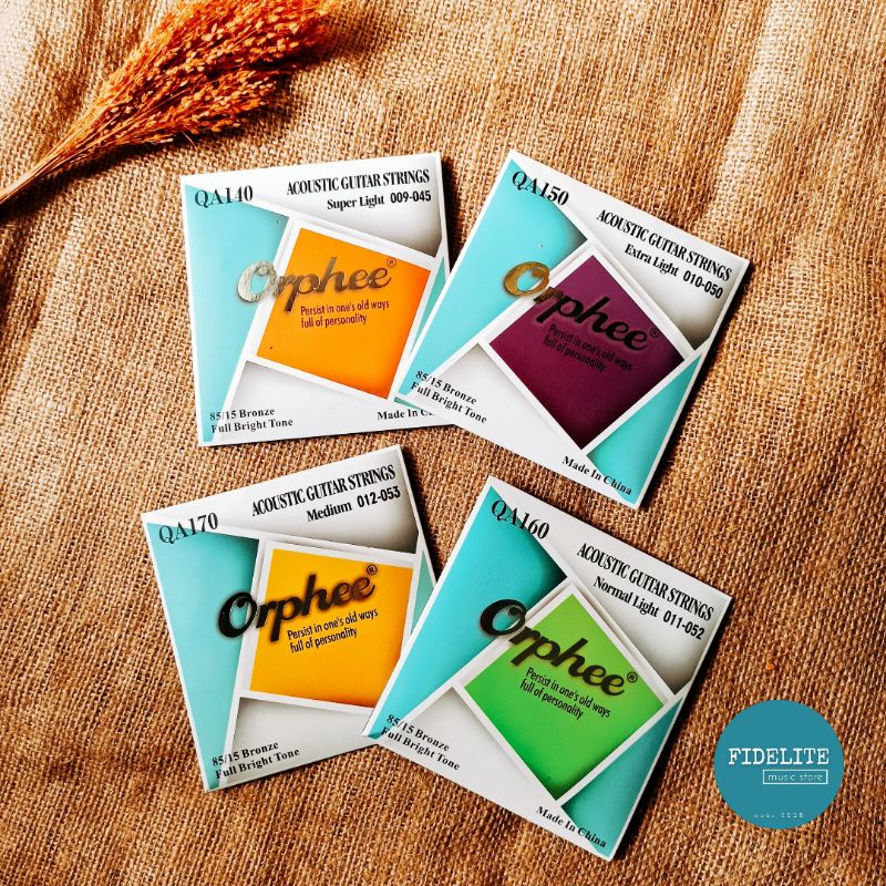 Jual COD SENAR GITAR AKUSTIK STRING ORPHEE QA140 QA150 QA160 QA170 ...