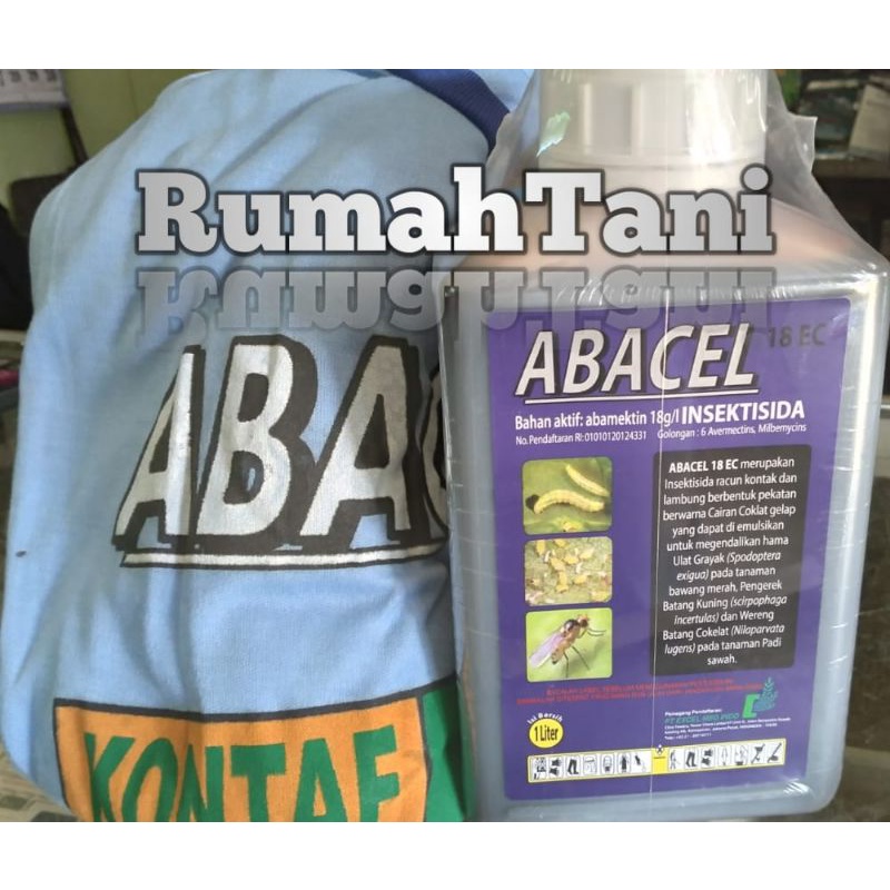 Jual insektisida ABACEL 18ec pembasmi hama tanaman kms 1lr bonus kaos ...