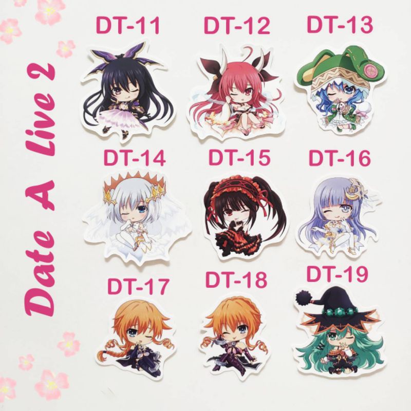 Jual Sticker Anime Date A Live 2 Merchandise | Shopee Indonesia