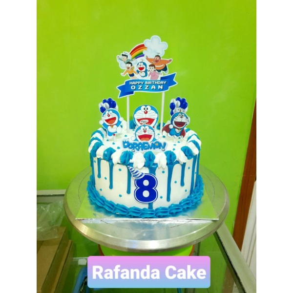 Jual topper kue ultah toper doraemon custom | Shopee Indonesia