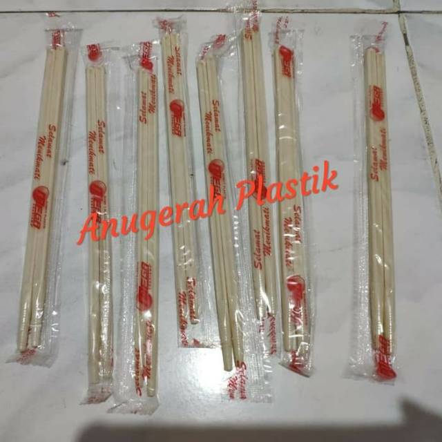 Jual Sumpit Makan Plastik Warna Gading Merek MEGA HARGA 1 PACK ISI 30 ...