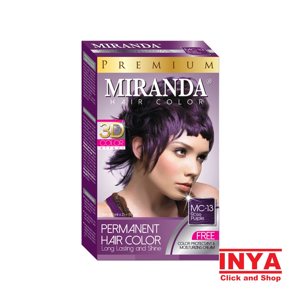 Jual MIRANDA HAIR COLOR - Semir Rambut (30mlx2)+10ml - Pewarna Rambut ...