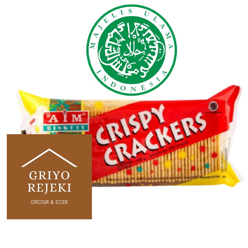 Jual AIM Biskuit Crispy Crakers 150gr 1 Dus (28 Bungkus) | Shopee Indonesia