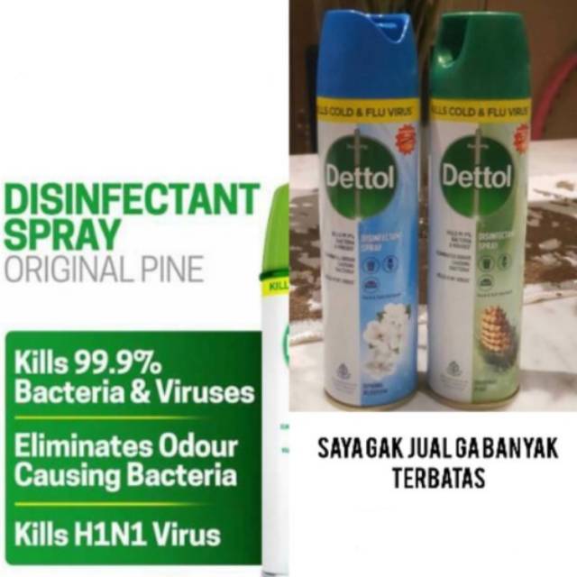 Jual Dettol desinfektan spray 225ml (READY) | Shopee Indonesia