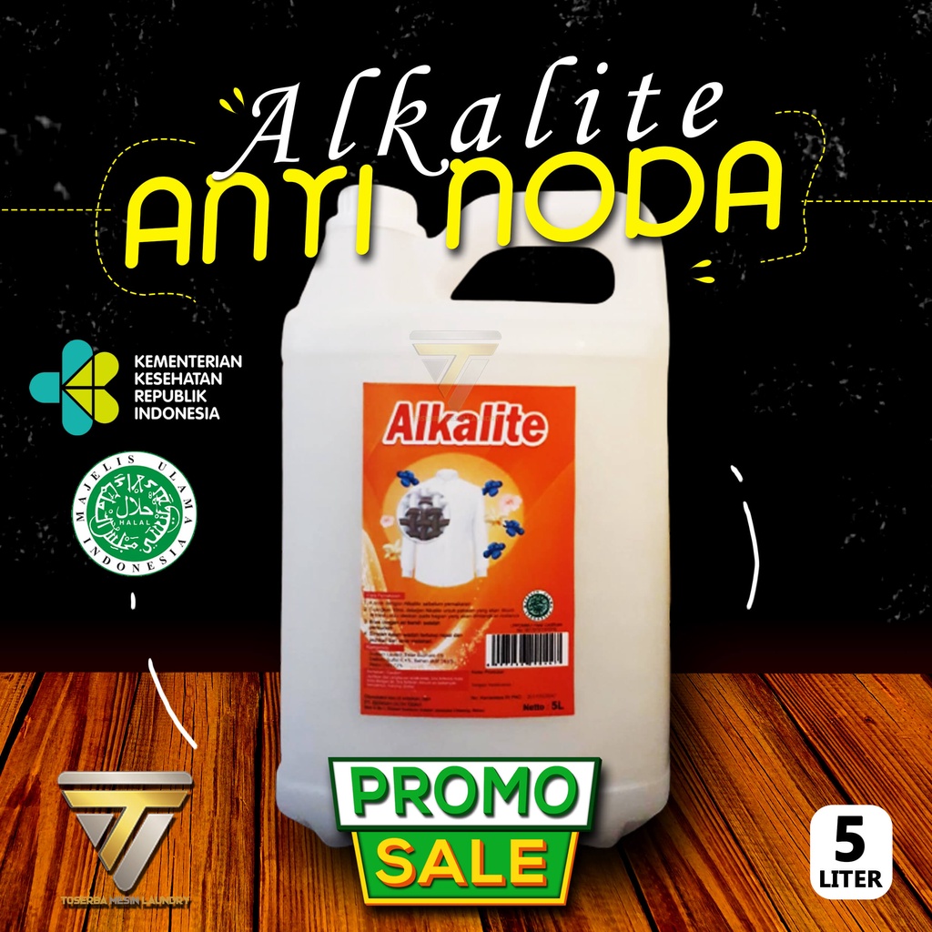 Jual ALKALITE Anti Noda Pakaian/kain 5 L | Shopee Indonesia