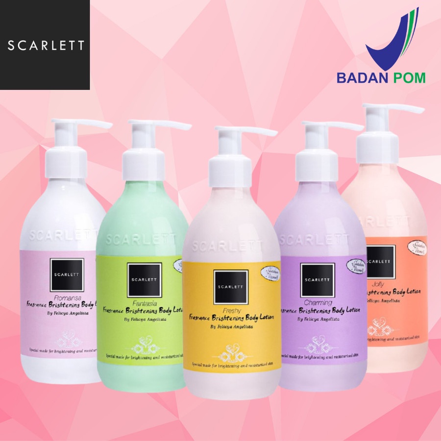 Jual SCERLETT Fragrance Hand & Body Whitening Cream - (300ml) | Shopee ...