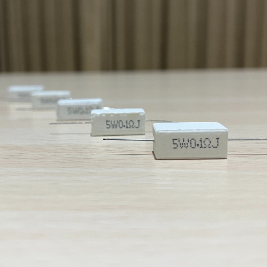 Jual RESISTOR 5 WATT 5W 0.1OHM 0.1 OHM Ω 0.1R | Shopee Indonesia