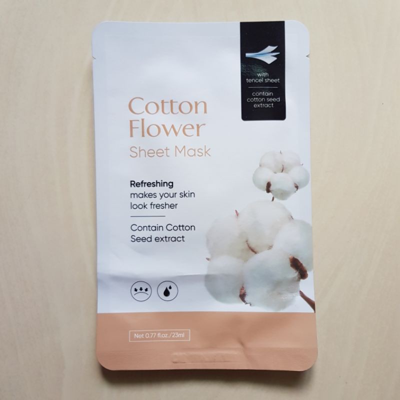 Jual Masker Wajah / Sheet Mask Cotton Flower Miniso (Refreshing ...
